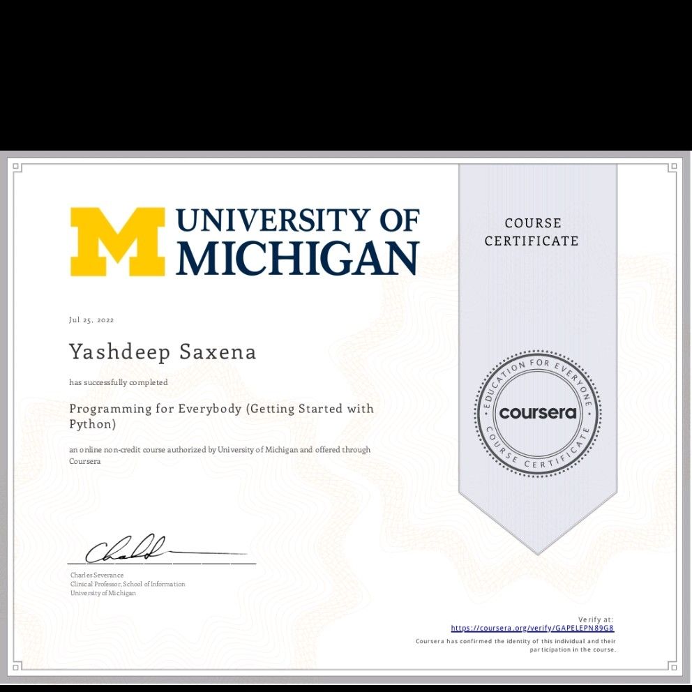 Yashdeep Saxena on LinkedIn: #python #pythonprogramming #pythonlearning ... Yashdeep Saxena on LinkedIn: #python #pythonprogramming #pythonlearning ...