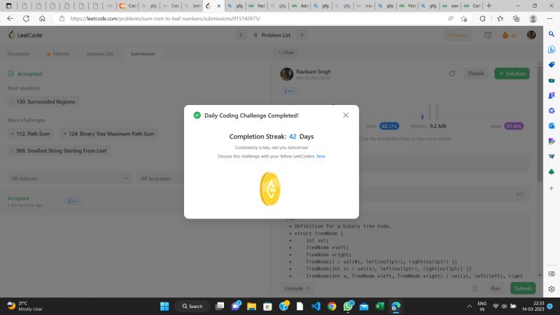 Ravikant Singh on LinkedIn: #365daysofcode #leetcode #leetcode2023 # ... Ravikant Singh on LinkedIn: #365daysofcode #leetcode #leetcode2023 # ...