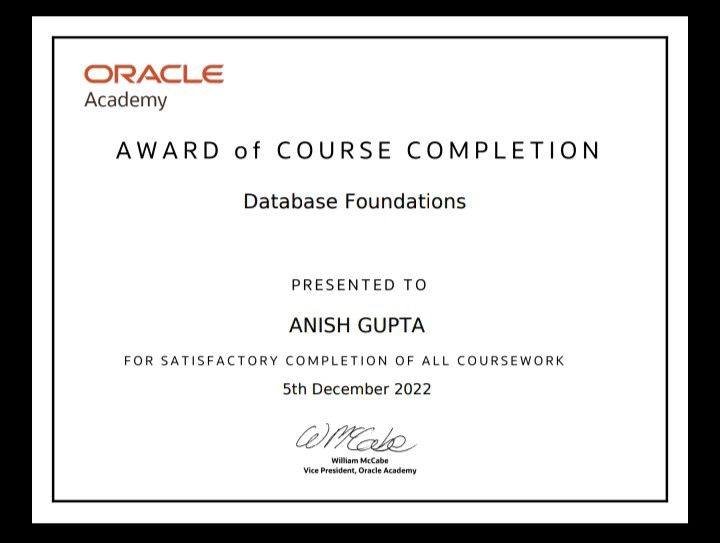 ANISH GUPTA on LinkedIn: #oracle #database #sql ANISH GUPTA on LinkedIn: #oracle #database #sql