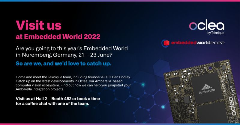 Teknique on LinkedIn: #ew22 #edgeai #computervision Teknique on LinkedIn: #ew22 #edgeai #computervision