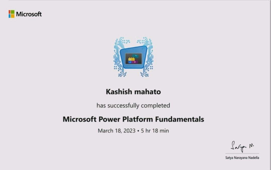 Kashish Mahato on LinkedIn: #microsoft #training Kashish Mahato on LinkedIn: #microsoft #training