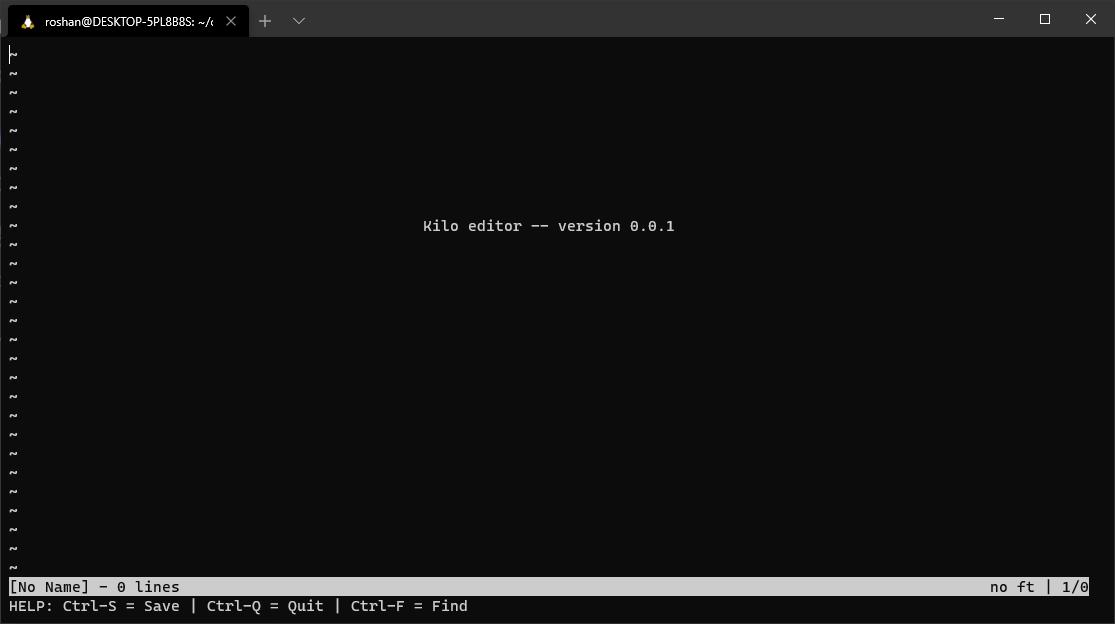 Roshan Thomas on LinkedIn: #c #cplusplus #kilo #texteditor #vscode Roshan Thomas on LinkedIn: #c #cplusplus #kilo #texteditor #vscode