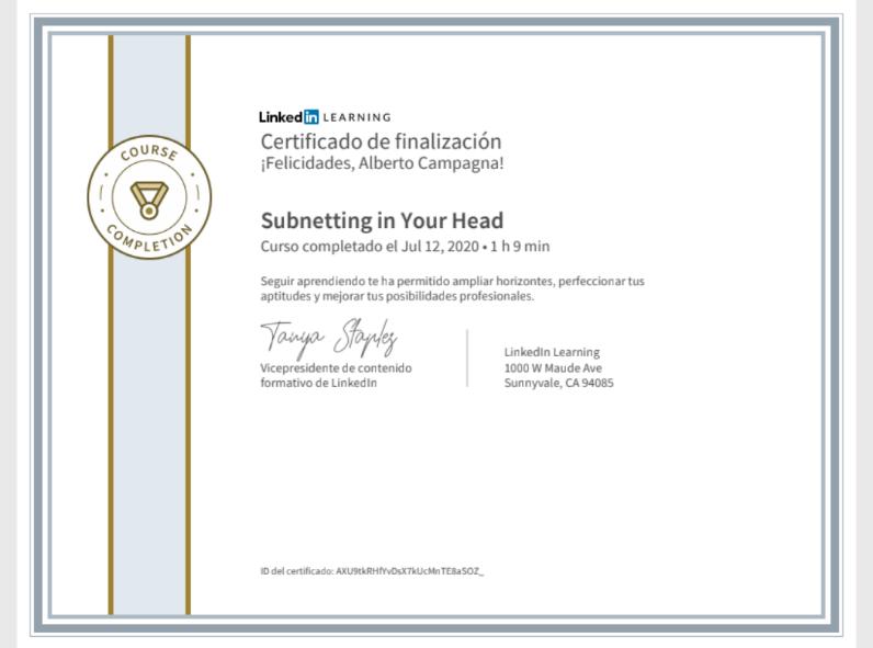 Alberto Campagna on LinkedIn: #subnetting #inyourhead #tcpip #networking Alberto Campagna on LinkedIn: #subnetting #inyourhead #tcpip #networking