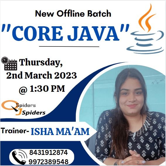 QSpiders/JSpiders Hadapsar on LinkedIn: #corejava #pune #hadapsar # ... QSpiders/JSpiders Hadapsar on LinkedIn: #corejava #pune #hadapsar # ...