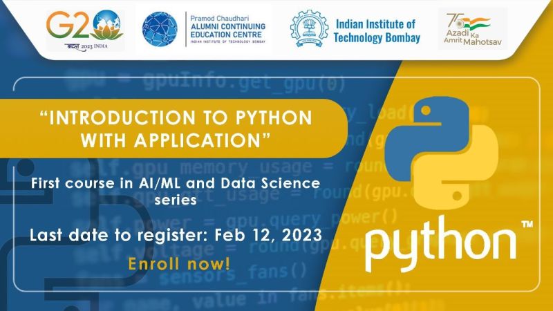 Indian Institute of Technology, Bombay auf LinkedIn: #iitbombay #python ... Indian Institute of Technology, Bombay auf LinkedIn: #iitbombay #python ...