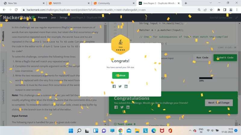 Sindhuja Shukla on LinkedIn: #hackerrank #coding #share #linkedinfamily ... Sindhuja Shukla on LinkedIn: #hackerrank #coding #share #linkedinfamily ...