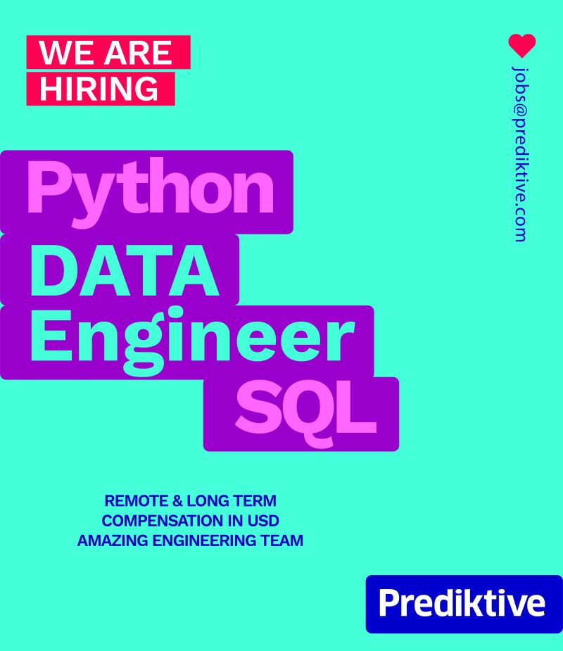 Prediktive on LinkedIn: #dataengineering #python #sql #etl Prediktive on LinkedIn: #dataengineering #python #sql #etl