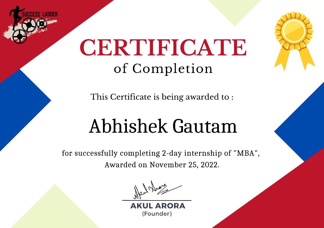 ABHISHEK GAUTAM on LinkedIn: #internship #connections #success # ... ABHISHEK GAUTAM on LinkedIn: #internship #connections #success # ...