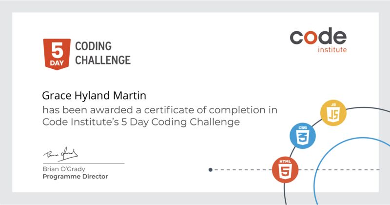 Grace Hyland Martin on LinkedIn: #javascript #html #css #webdevelopment ... Grace Hyland Martin on LinkedIn: #javascript #html #css #webdevelopment ...