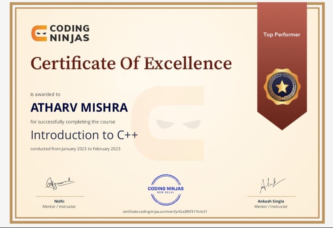 Atharv Mishra on LinkedIn: #cpp #experience #learning #share #building ... Atharv Mishra on LinkedIn: #cpp #experience #learning #share #building ...