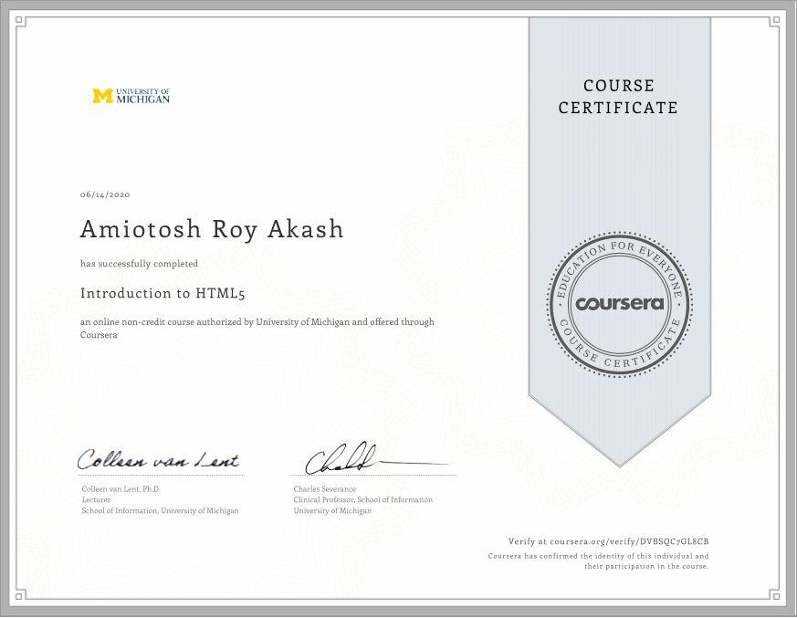 Amiotosh Roy Akash on LinkedIn: #html5 #coursera #completed | 12 comments Amiotosh Roy Akash on LinkedIn: #html5 #coursera #completed | 12 comments