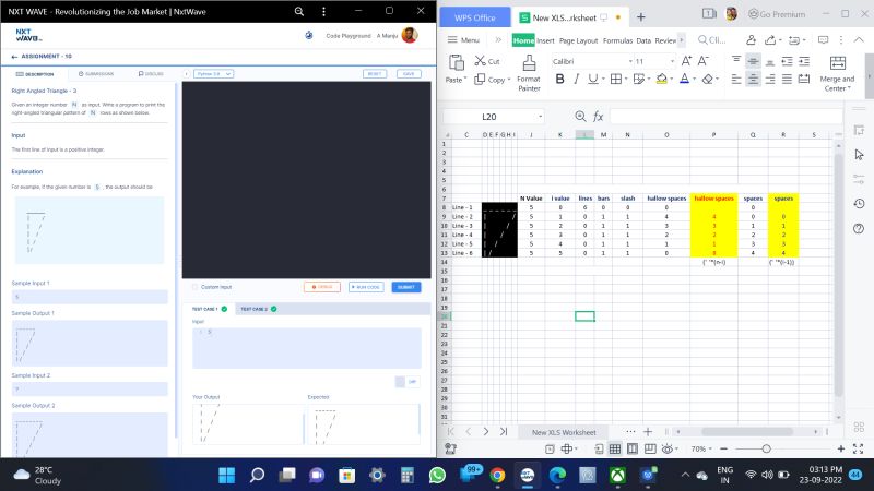 A MANJU NATH on LinkedIn: #nxtwave #ccbp #pythonprogramming #hallowpatterns A MANJU NATH on LinkedIn: #nxtwave #ccbp #pythonprogramming #hallowpatterns