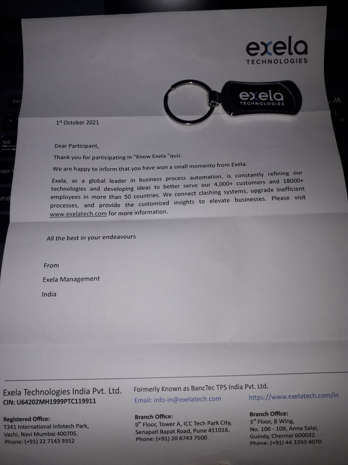 Preksha Gupta on LinkedIn: Just received a small momentum from Exela ... Preksha Gupta on LinkedIn: Just received a small momentum from Exela ...