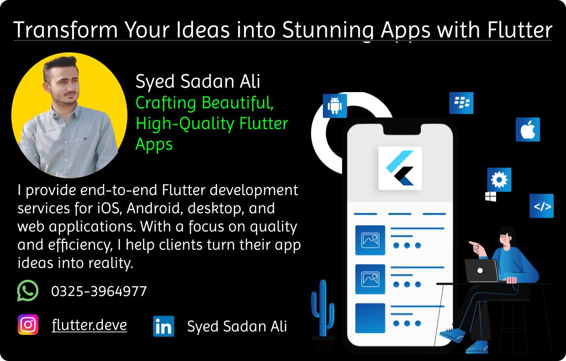 Syed Sadan Ali on LinkedIn: #flutter #firebase #github #dart #mobileapp ... Syed Sadan Ali on LinkedIn: #flutter #firebase #github #dart #mobileapp ...
