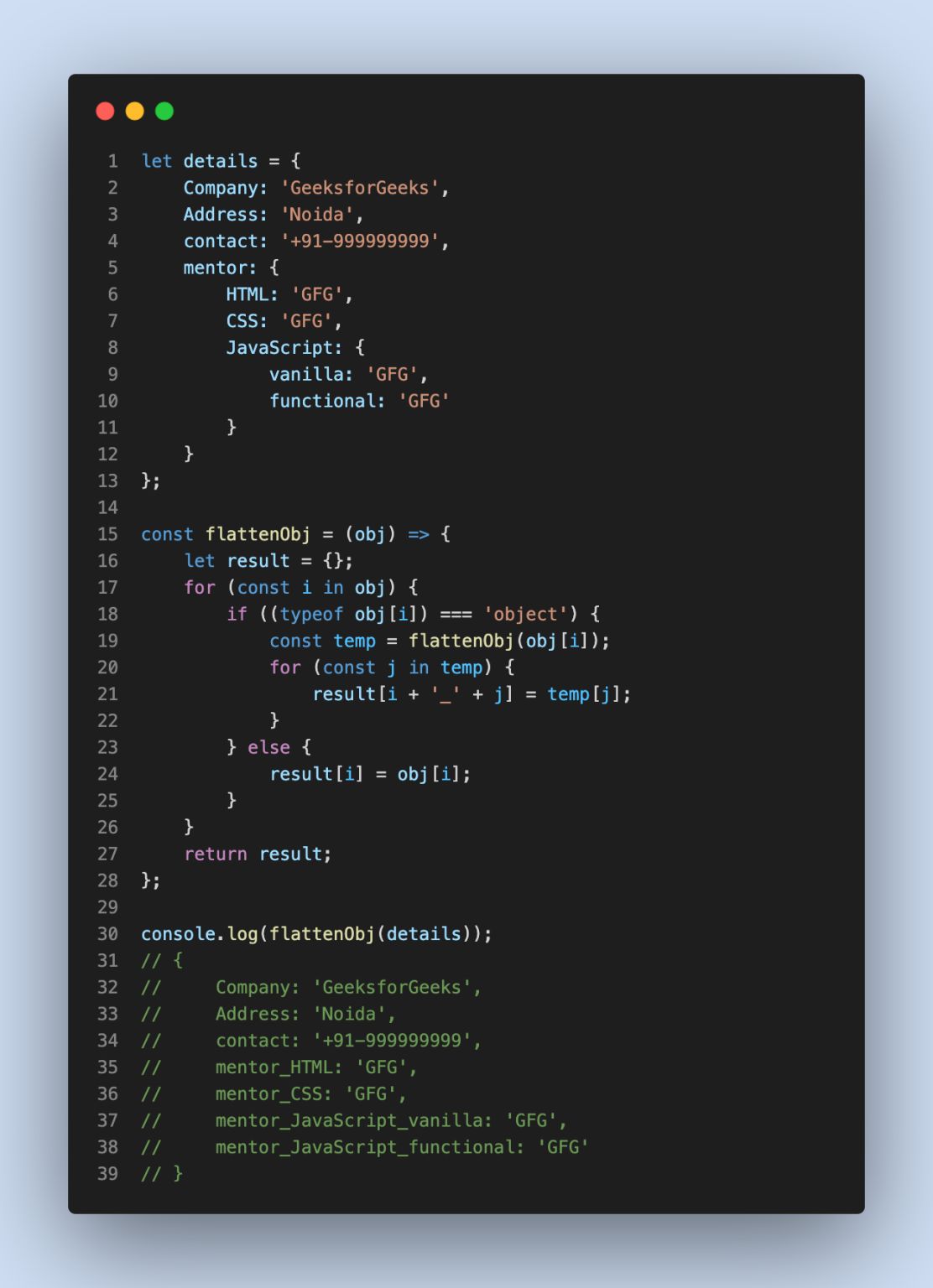 Balaji K on LinkedIn: Javascript code to flatten a deeply nested object Balaji K on LinkedIn: Javascript code to flatten a deeply nested object