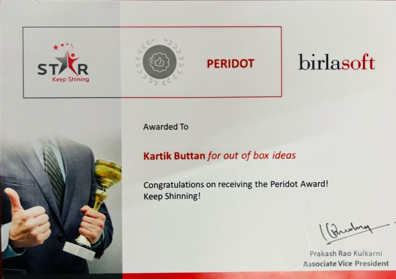 Kartik Buttan on LinkedIn: I am humbly thankful to the team who ... Kartik Buttan on LinkedIn: I am humbly thankful to the team who ...
