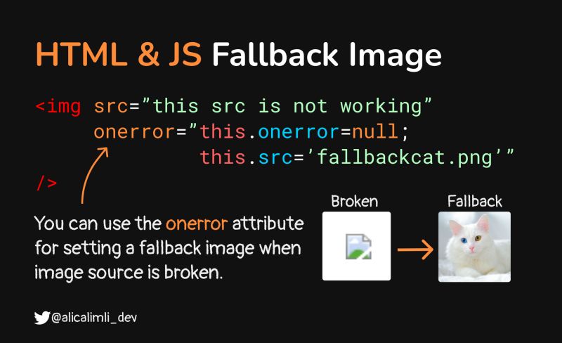 Ali Calimli on LinkedIn: #javascript #html #fallback #image #visual Ali Calimli on LinkedIn: #javascript #html #fallback #image #visual