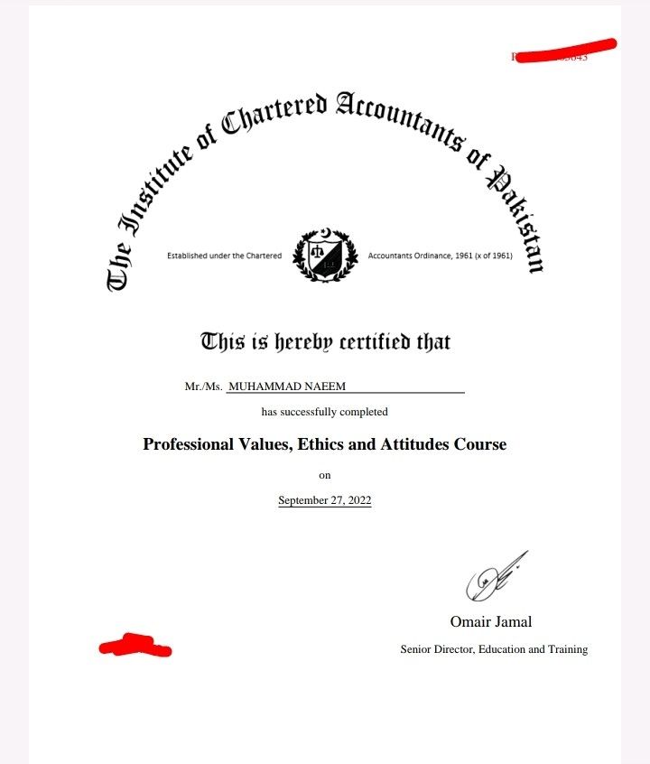 Muhammad Naeem on LinkedIn: Certificate of completion Muhammad Naeem on LinkedIn: Certificate of completion