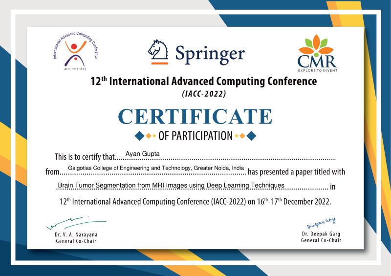 Ayan Gupta on LinkedIn: #machinelearning #iacc2022 #research Ayan Gupta on LinkedIn: #machinelearning #iacc2022 #research