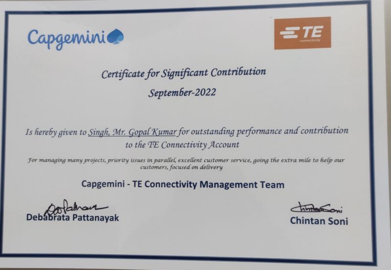 GOPAL KUMAR SINGH on LinkedIn: #capgemini | 14 comments GOPAL KUMAR SINGH on LinkedIn: #capgemini | 14 comments