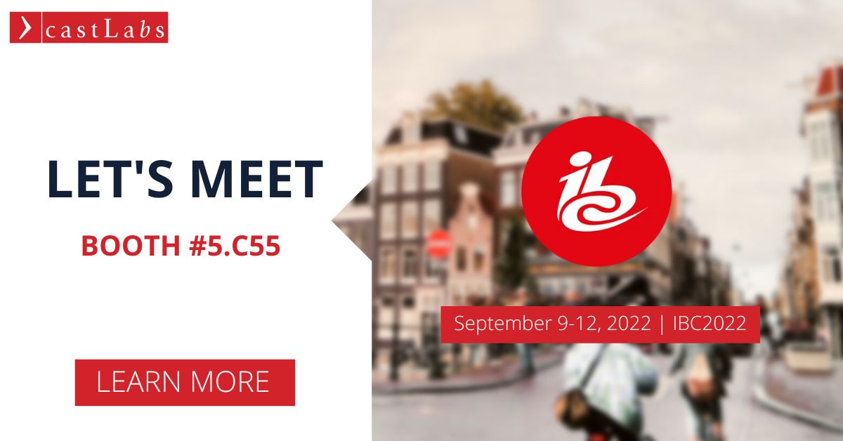 Tomica Gril on LinkedIn: Meet us in-person at IBC 2022 - castLabs Tomica Gril on LinkedIn: Meet us in-person at IBC 2022 - castLabs