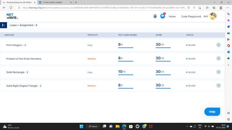 Anil Yemul on LinkedIn: #day6 #ccbp #50daysofcodechallenge #nxtwave # ... Anil Yemul on LinkedIn: #day6 #ccbp #50daysofcodechallenge #nxtwave # ...
