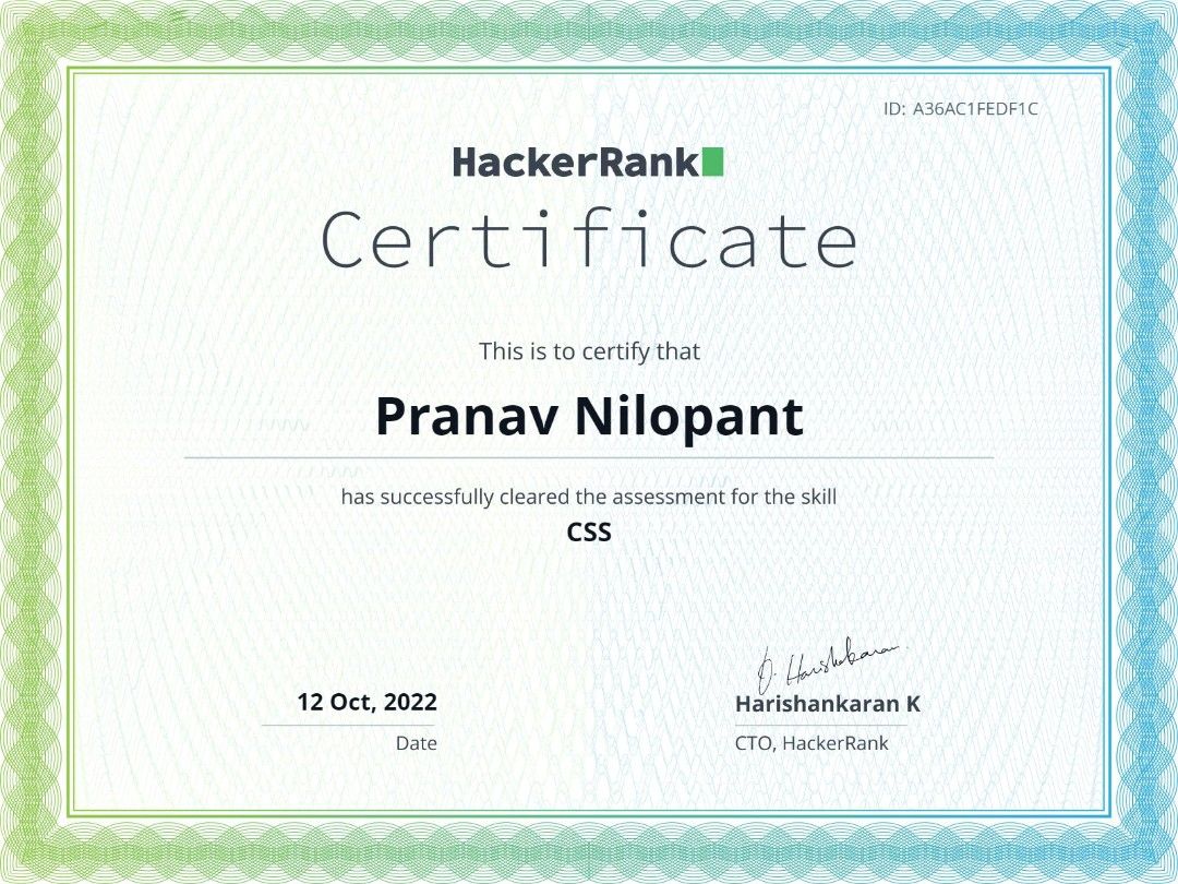 Pranav Nilopant on LinkedIn: #css #programming #htmlcss Pranav Nilopant on LinkedIn: #css #programming #htmlcss