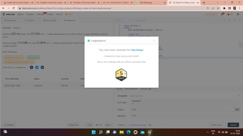 Chitra Sarkar on LinkedIn: #leetcode #problemsolving #programming Chitra Sarkar on LinkedIn: #leetcode #problemsolving #programming