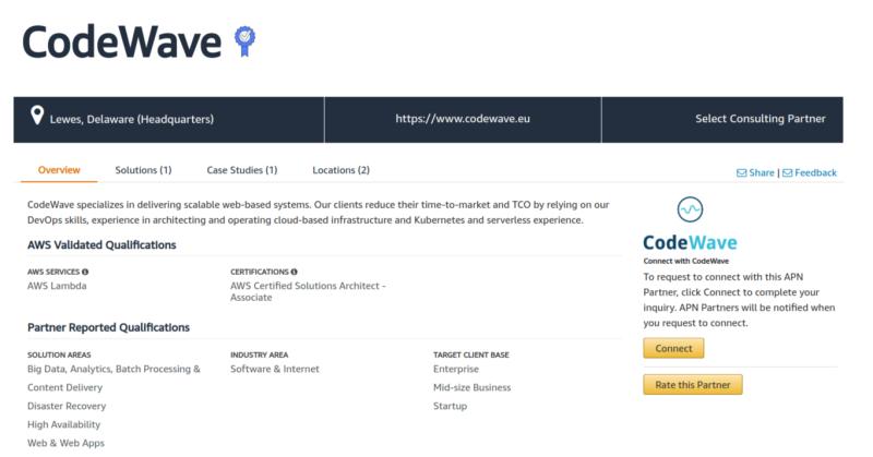 CodeWave - Scalable Web Solutions on LinkedIn: #aws #awspartner # ... CodeWave - Scalable Web Solutions on LinkedIn: #aws #awspartner # ...