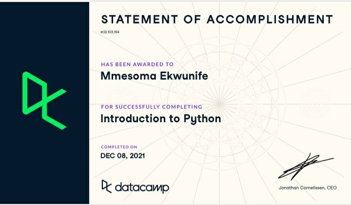 Mmesoma Ekwunife on LinkedIn: #datascience #python #datascientist # ... Mmesoma Ekwunife on LinkedIn: #datascience #python #datascientist # ...