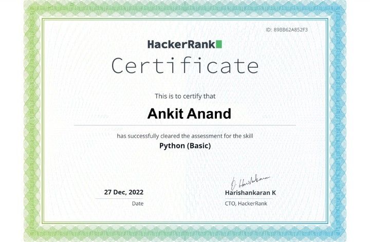 Ankit Anand posted on LinkedIn Ankit Anand posted on LinkedIn