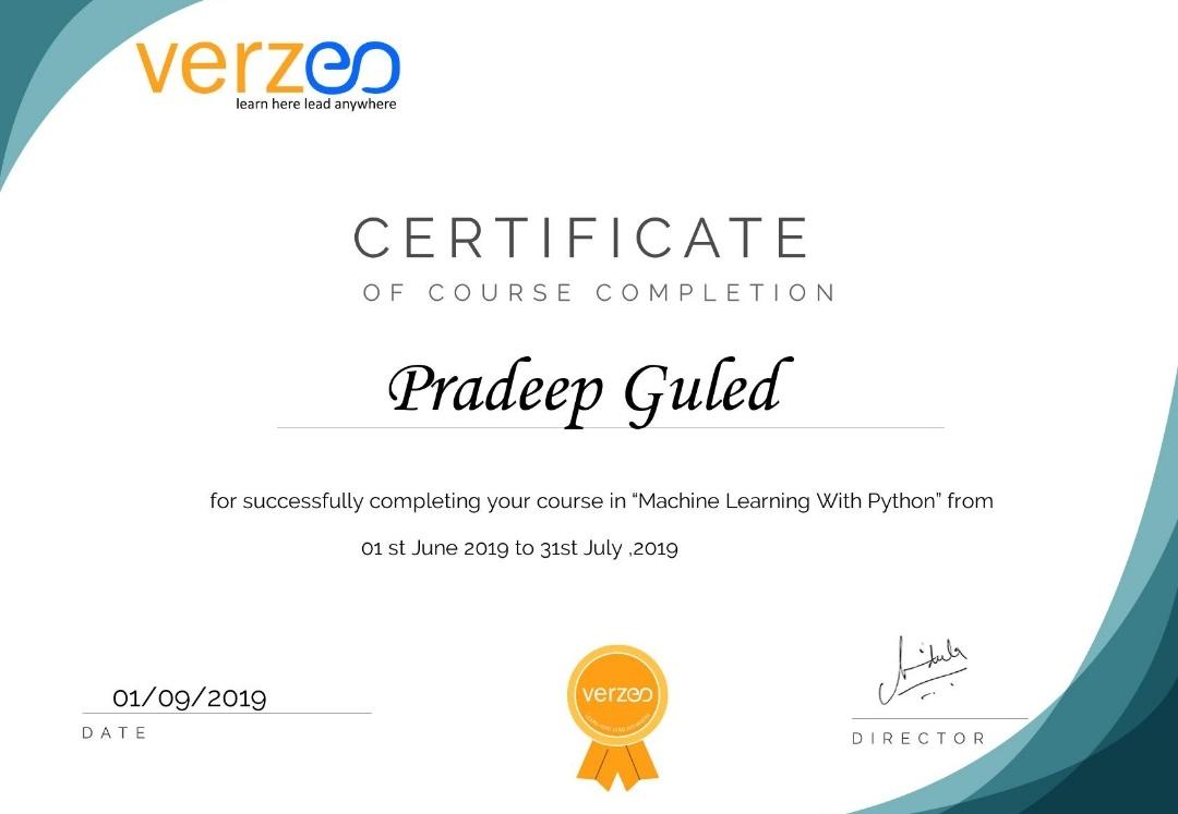 Pradeep Guled on LinkedIn: #machinelearning #pythonprogramming Pradeep Guled on LinkedIn: #machinelearning #pythonprogramming