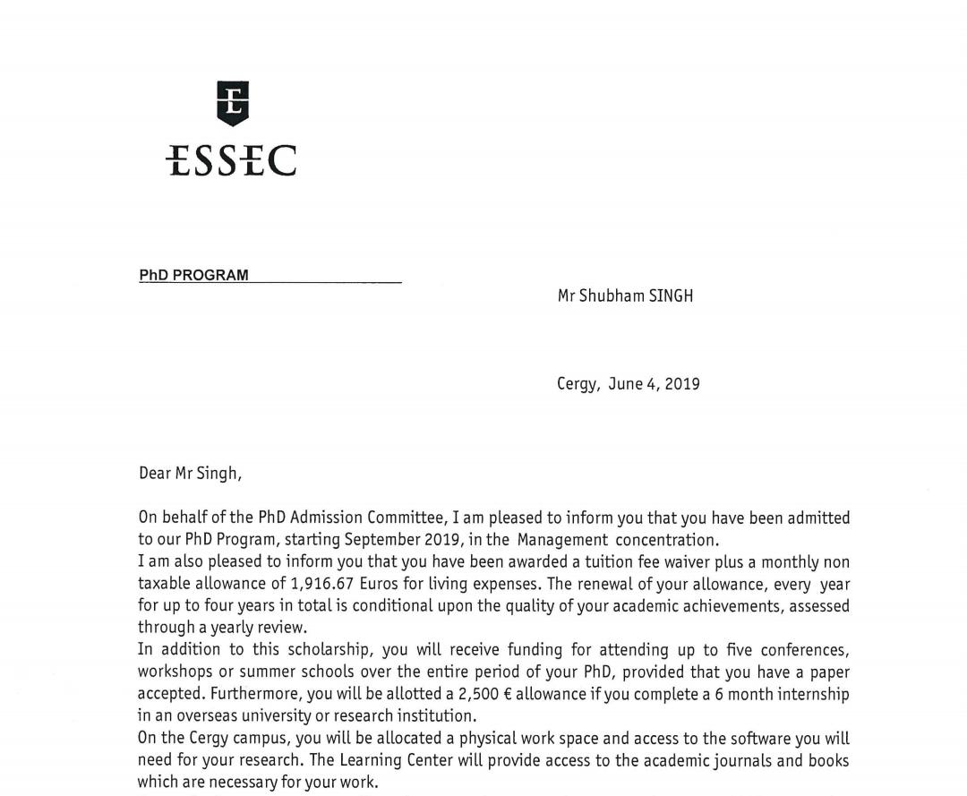 Shubham Singh on LinkedIn: #essec #businessschool #phd #management # ... Shubham Singh on LinkedIn: #essec #businessschool #phd #management # ...