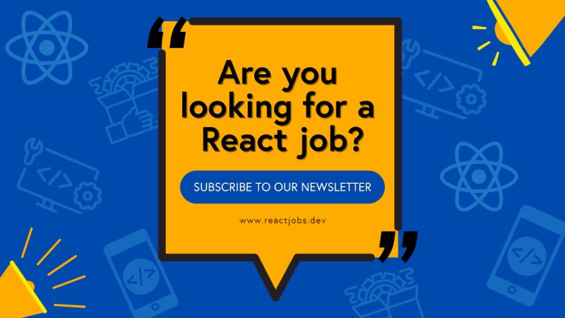 React Jobs on LinkedIn: #reactjob #reactjobs #reactjs #frontend #react ... React Jobs on LinkedIn: #reactjob #reactjobs #reactjs #frontend #react ...