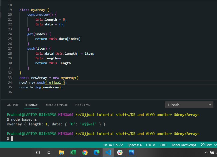 Ujjwal Tiwari on LinkedIn: Implementing Array in Javascript. very basic ... Ujjwal Tiwari on LinkedIn: Implementing Array in Javascript. very basic ...