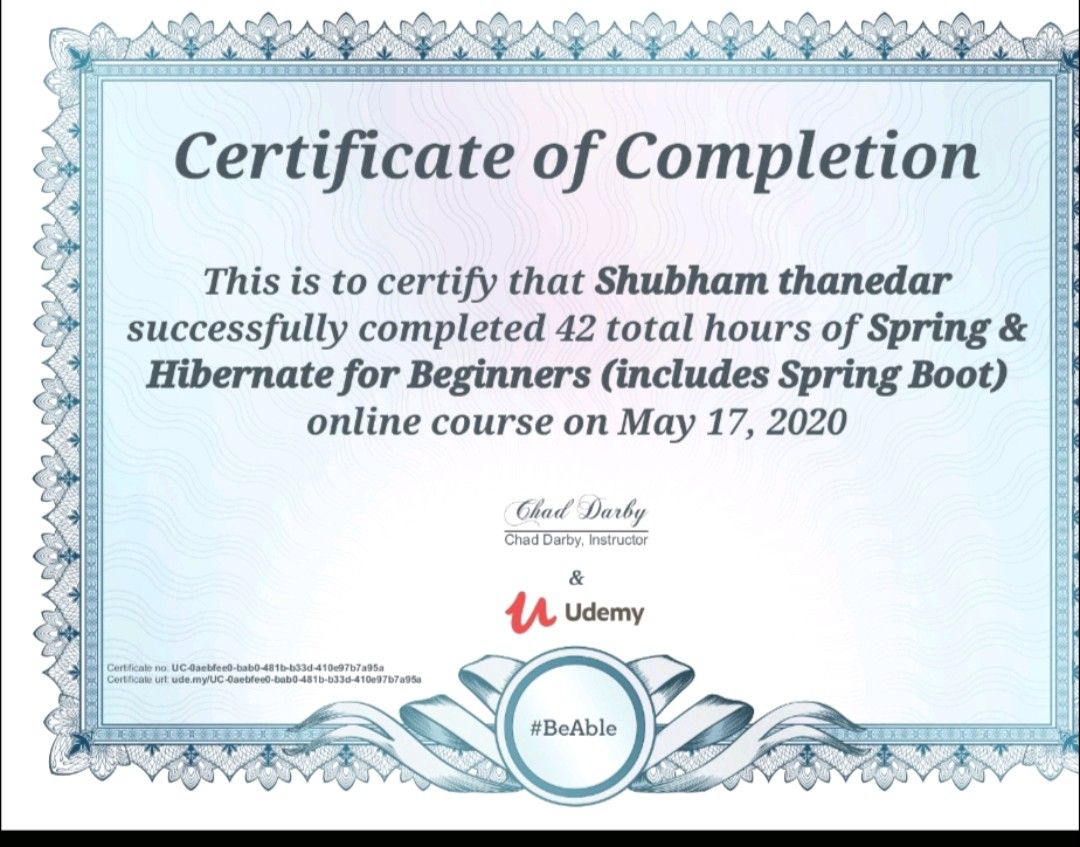 Shubham Thanedar on LinkedIn: #springboot #springframework #hibernate Shubham Thanedar on LinkedIn: #springboot #springframework #hibernate