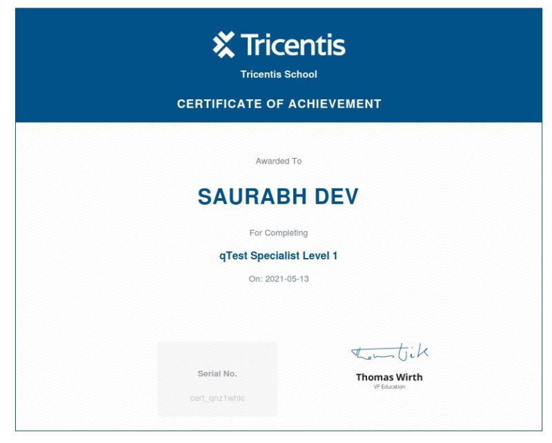 Saurabh Dev on LinkedIn: #tricentis #automation #manualtesting #tosca Saurabh Dev on LinkedIn: #tricentis #automation #manualtesting #tosca