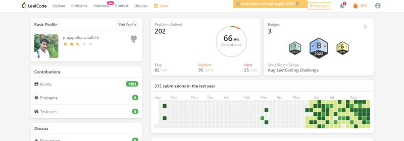 Kaushal Prajapat on LinkedIn: #leetcode #dsa #contest #striver # ... Kaushal Prajapat on LinkedIn: #leetcode #dsa #contest #striver # ...