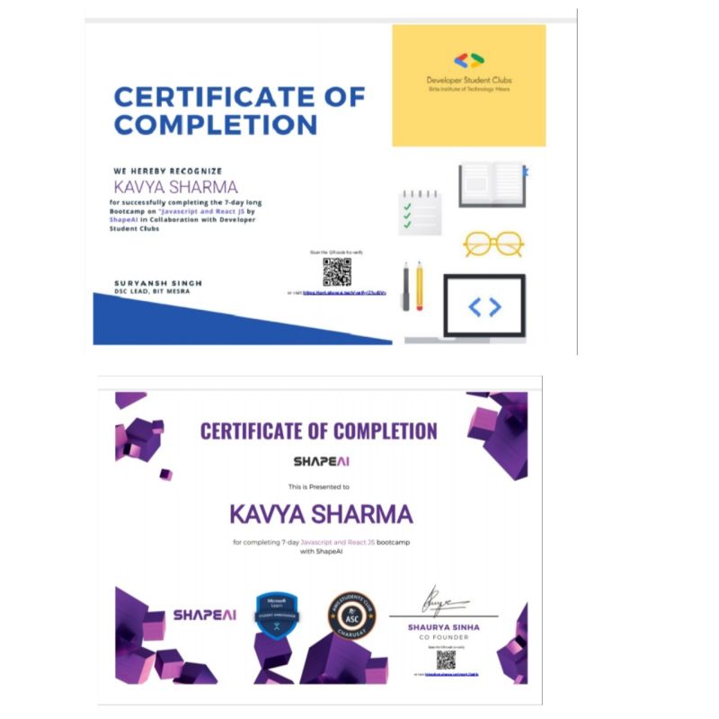 Kavya Sharma on LinkedIn: #javascript #learning #reactjs Kavya Sharma on LinkedIn: #javascript #learning #reactjs