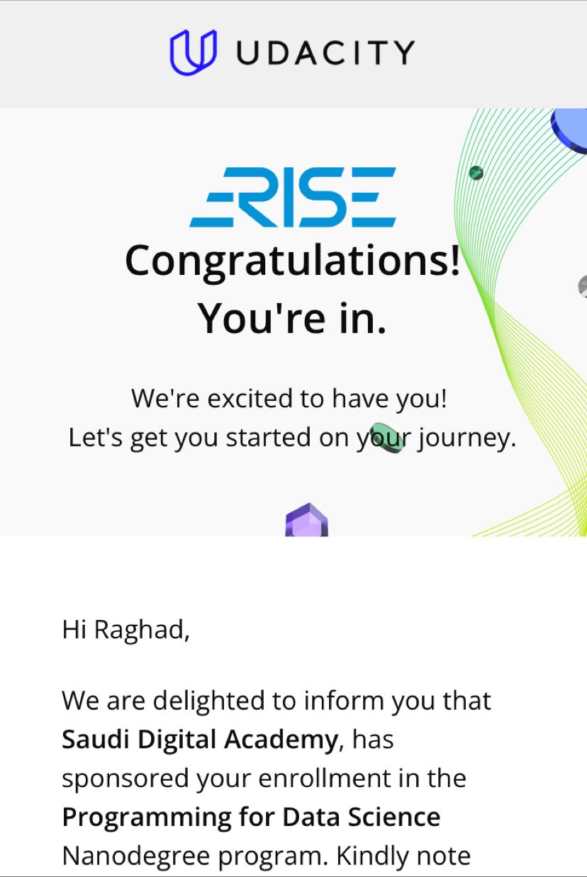 Raghad ALGhamdi on LinkedIn: Starting the Nanodegree program from ... Raghad ALGhamdi on LinkedIn: Starting the Nanodegree program from ...
