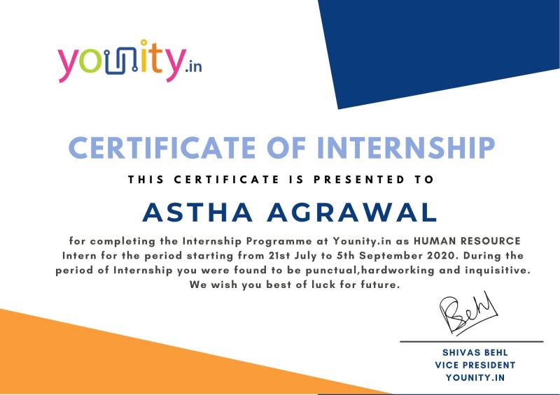Astha Agrawal on LinkedIn: #internship #gratitude #humanresources # ... Astha Agrawal on LinkedIn: #internship #gratitude #humanresources # ...