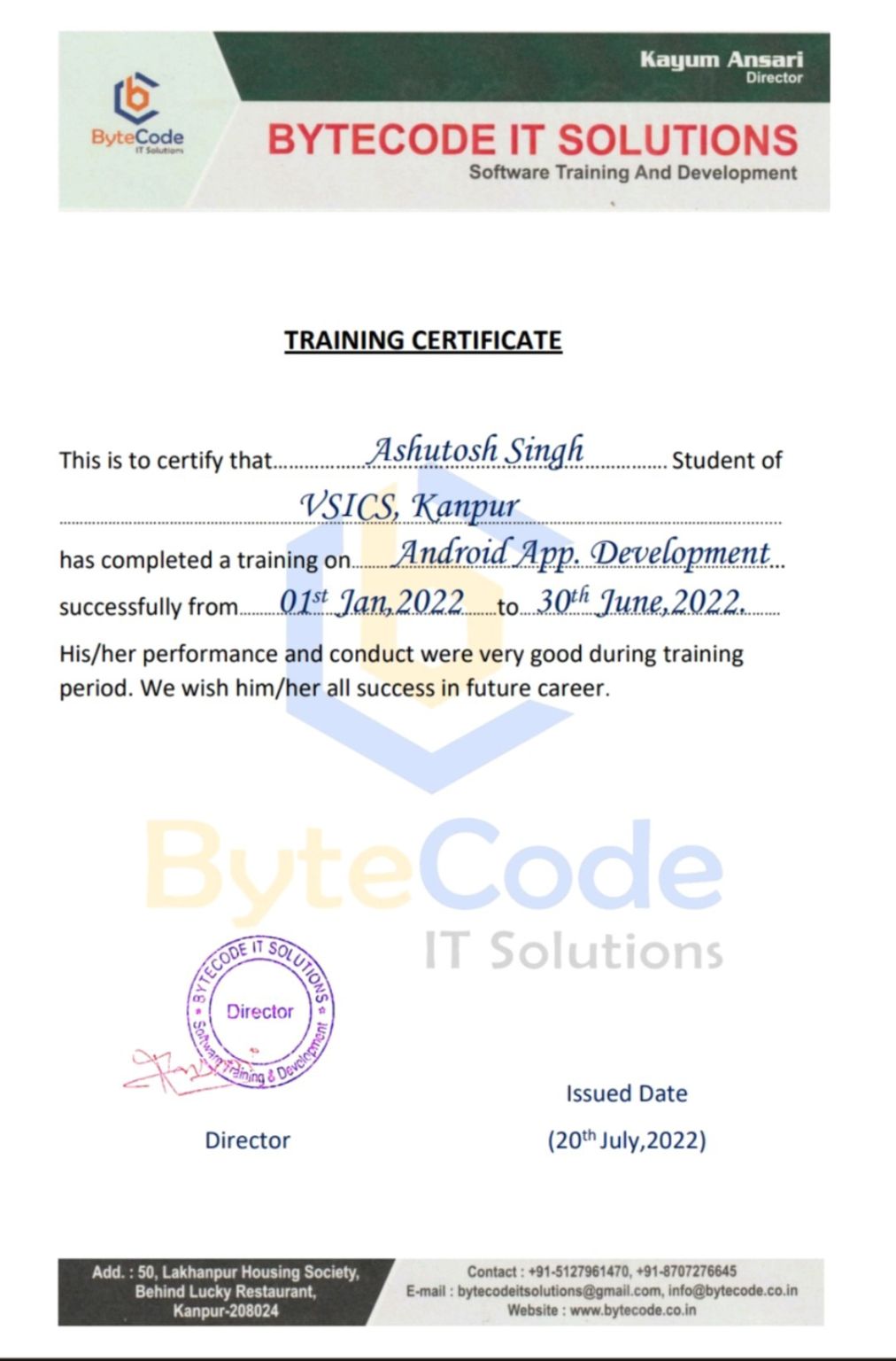 Ashutosh Singh posted on LinkedIn Ashutosh Singh posted on LinkedIn