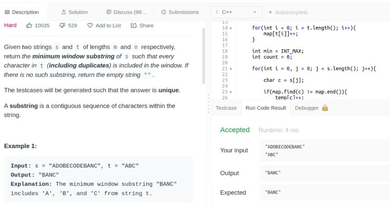 Jagruth Vasa on LinkedIn: #100daysofcode #leetcode #cpp #slidingwindow ... Jagruth Vasa on LinkedIn: #100daysofcode #leetcode #cpp #slidingwindow ...