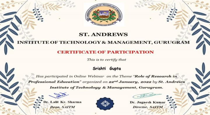 Srishti Gupta posted on LinkedIn Srishti Gupta posted on LinkedIn