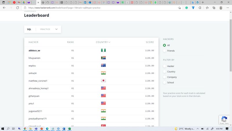 Abiodun Sanni, PDE on LinkedIn: #continuouslearning #sql # ... Abiodun Sanni, PDE on LinkedIn: #continuouslearning #sql # ...