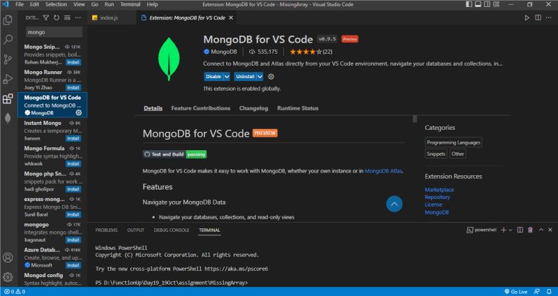 Rupam Gupta on LinkedIn: #programming #mongodb #vscode #nodejsdeveloper Rupam Gupta on LinkedIn: #programming #mongodb #vscode #nodejsdeveloper