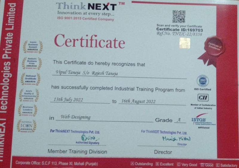 Vipul Taneja on LinkedIn: #thinknext #coding Vipul Taneja on LinkedIn: #thinknext #coding