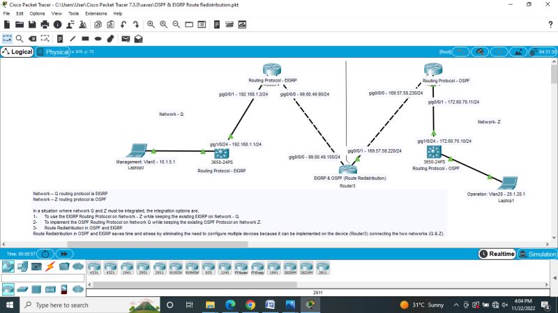 Jamiu Usman on LinkedIn: Route Redistribution between OSPF & EIGRP Jamiu Usman on LinkedIn: Route Redistribution between OSPF & EIGRP