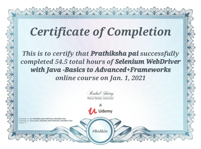 Prathiksha Pai on LinkedIn: #automationtesting #java Prathiksha Pai on LinkedIn: #automationtesting #java