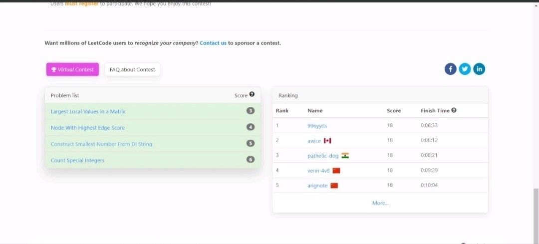 Neel Mehta on LinkedIn: #leetcode #problemsolving #consistency Neel Mehta on LinkedIn: #leetcode #problemsolving #consistency